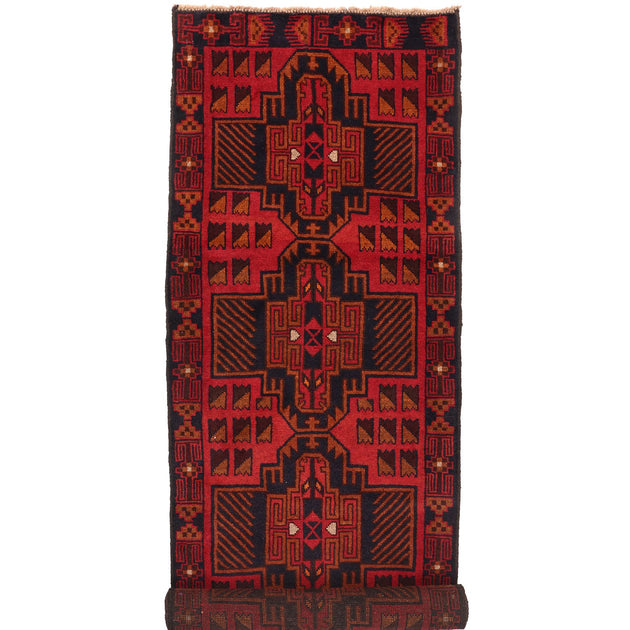 Baluchi Runner 2' 7" x 9' 6" - No. AL48204