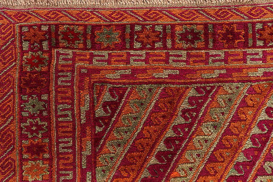 Multi Colored Mashwani 5' 2" x 6' 3" - No. 61899