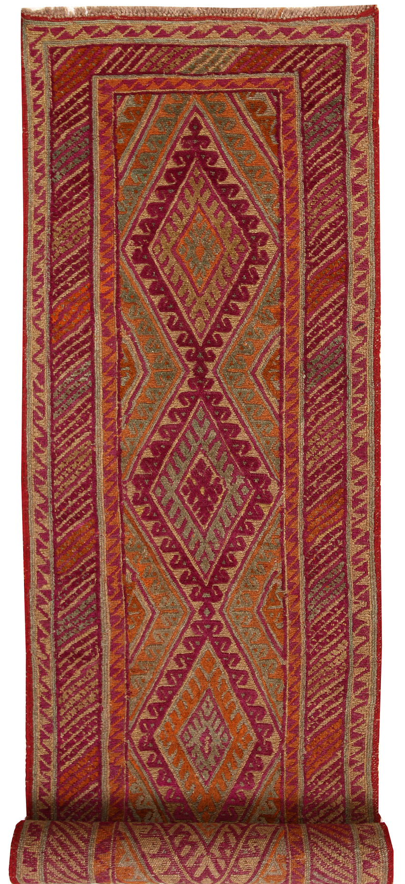 Multi Colored Mashwani 2' 8" x 12' - No. 63308