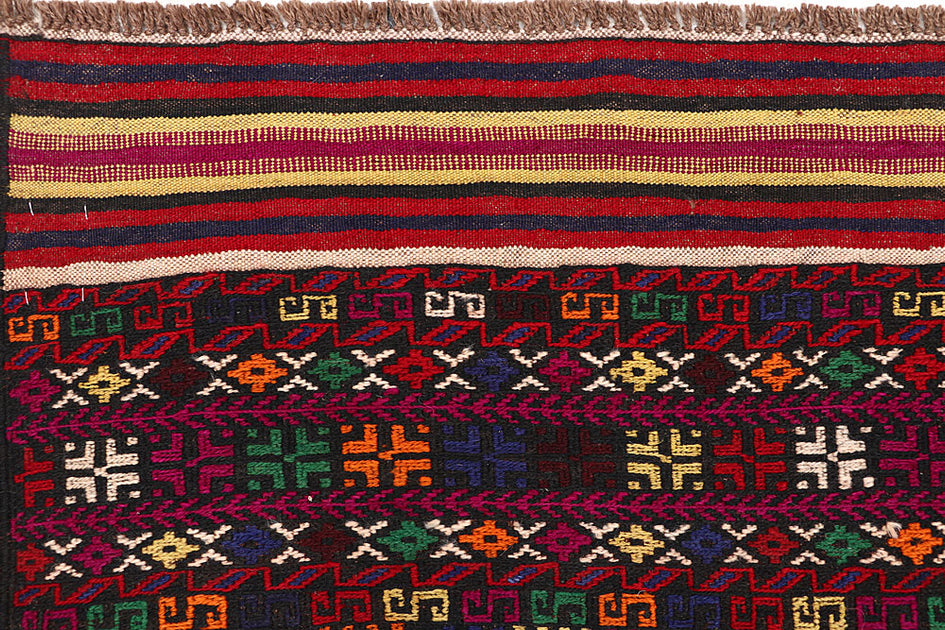 Multi Colored Soumak 6' 7" x 9' 6" - No. 64426